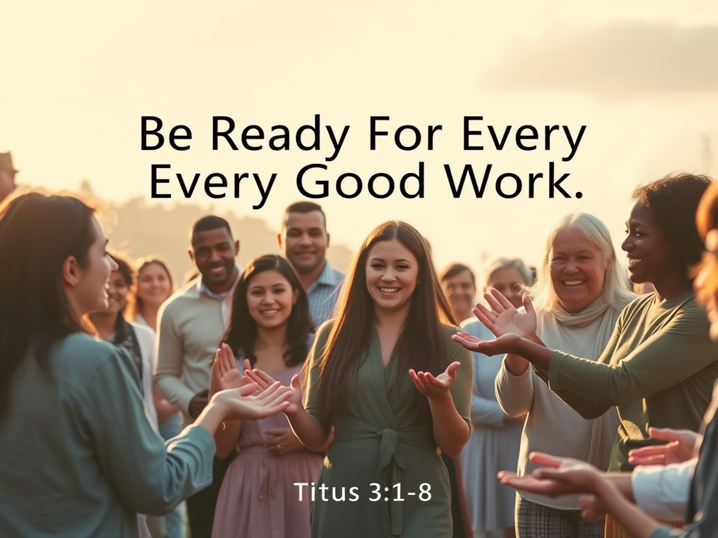 Be Ready For Every Good Work – Home