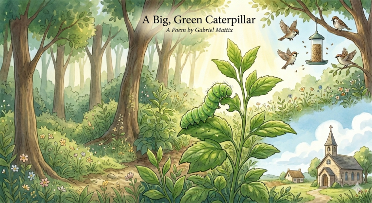 A Big, Green Caterpillar – Home